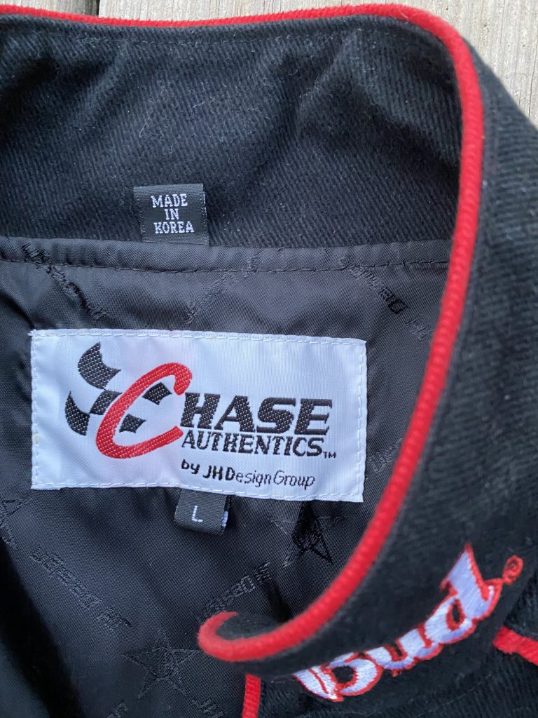 Dale Earnhardt Jr NASCAR Budweiser Chase Authentic Jacket - BIDSTITCH