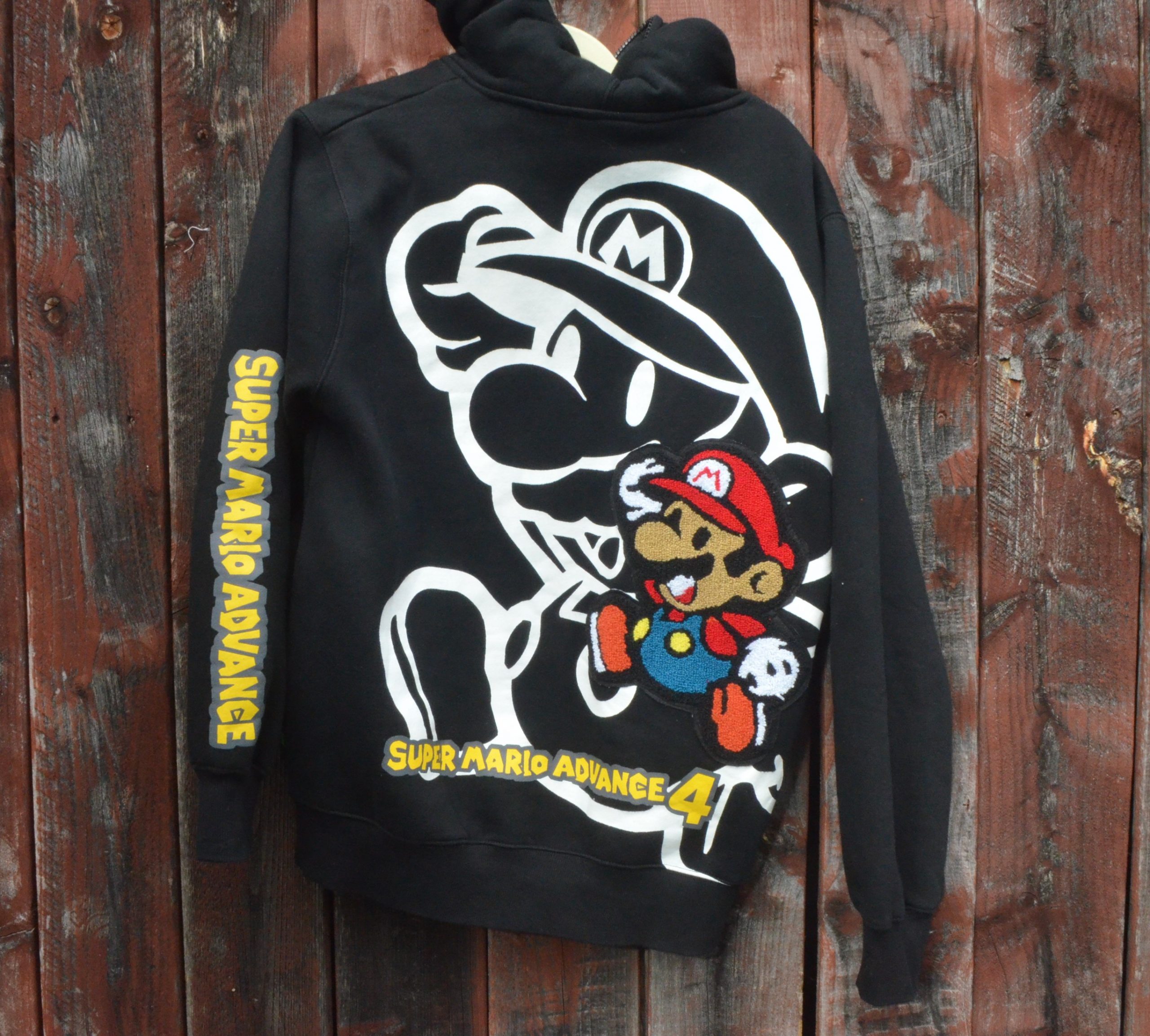 Rare Bape x Super Mario bootleg hoodie - BIDSTITCH